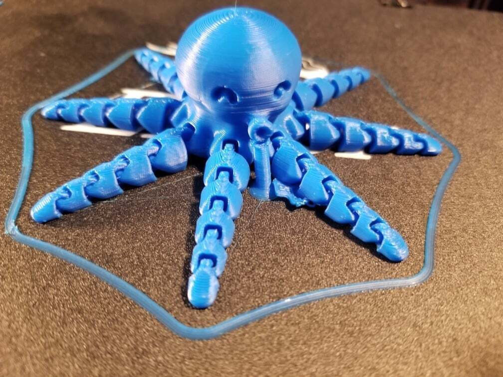 3D printable Cute Mini Octopus・Cults