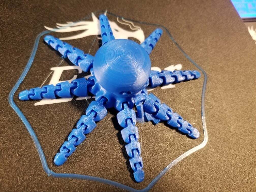 3D printable Cute Mini Octopus・Cults