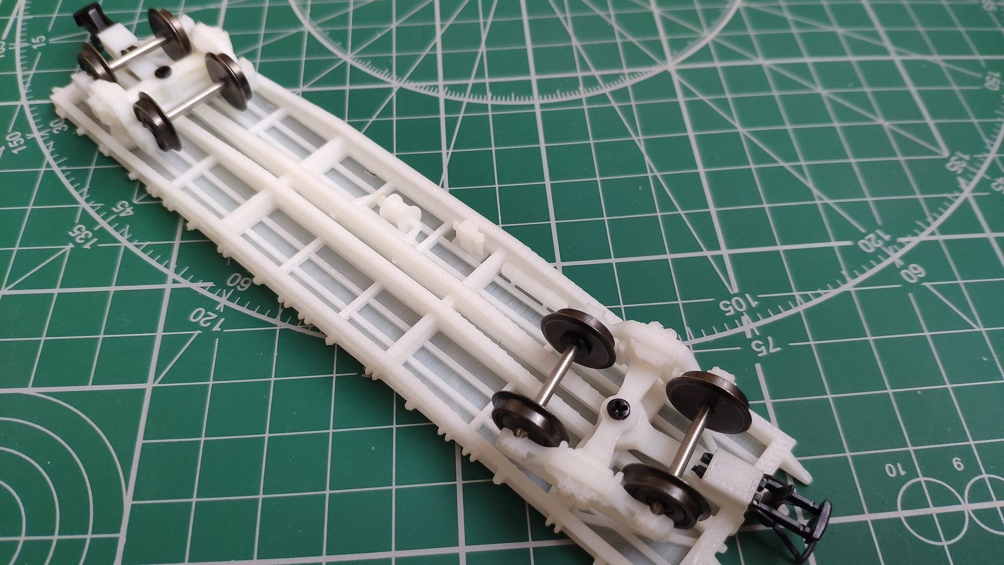 🚆 Train bogie model 18-100, HO scale・3D Print・Cults