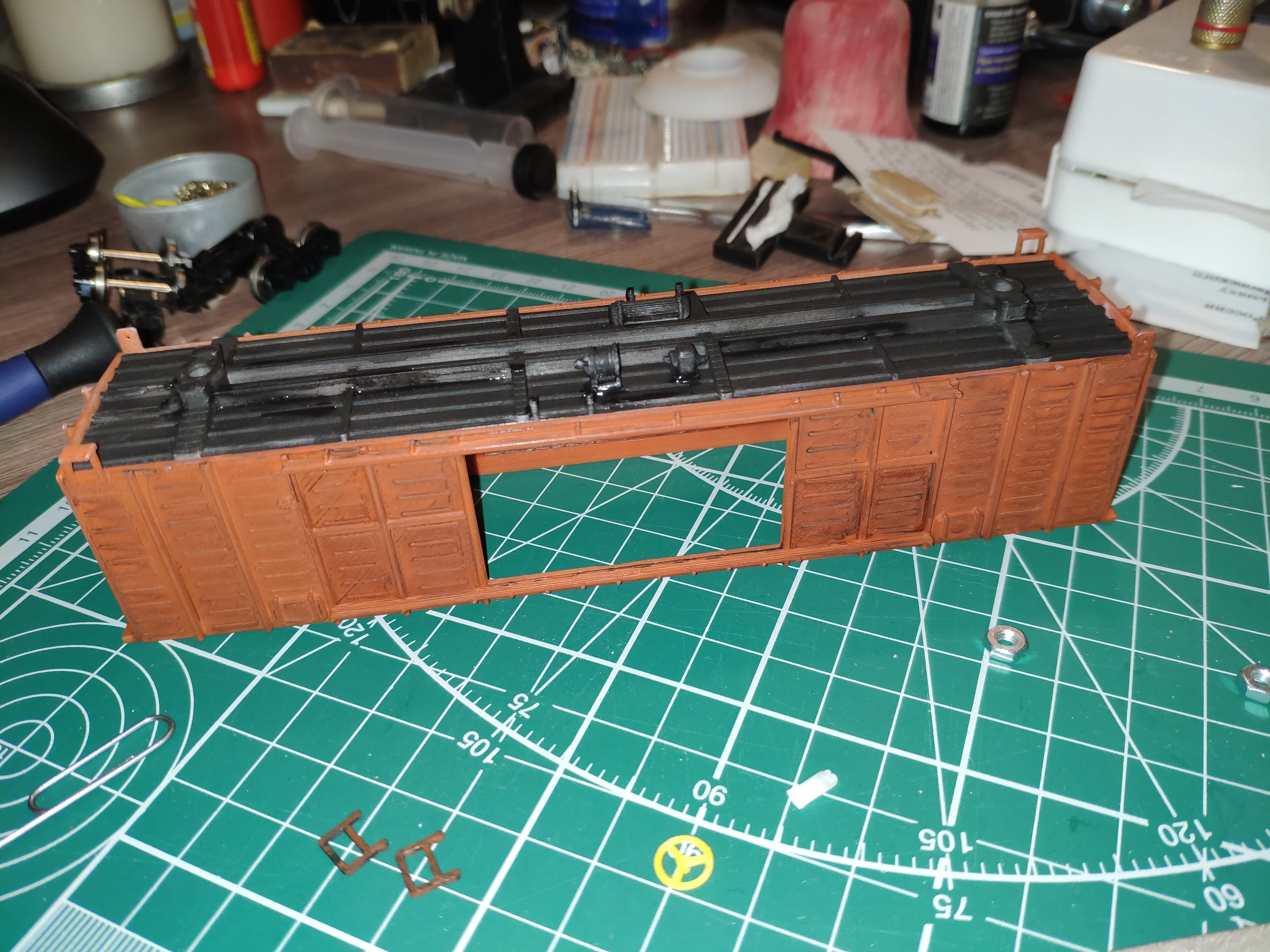 3D print Russian boxcar series 11-270, HO scale・Cults