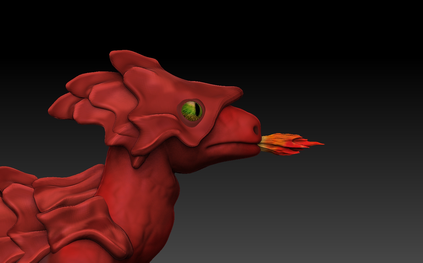 STL file Fire Gecko - Flame Lizard 🔥 (OBJ)・3D printer model to download ...
