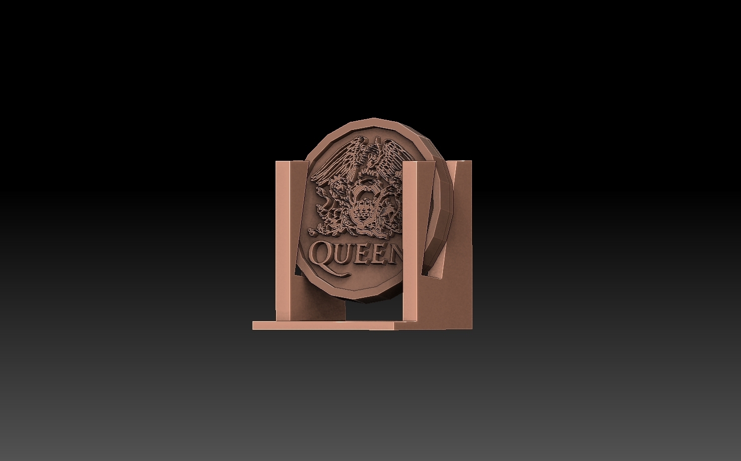 Файл STL Queen Coin with Stand 👸 (OBJ)・Идея 3D-печати для скачивания・Cults