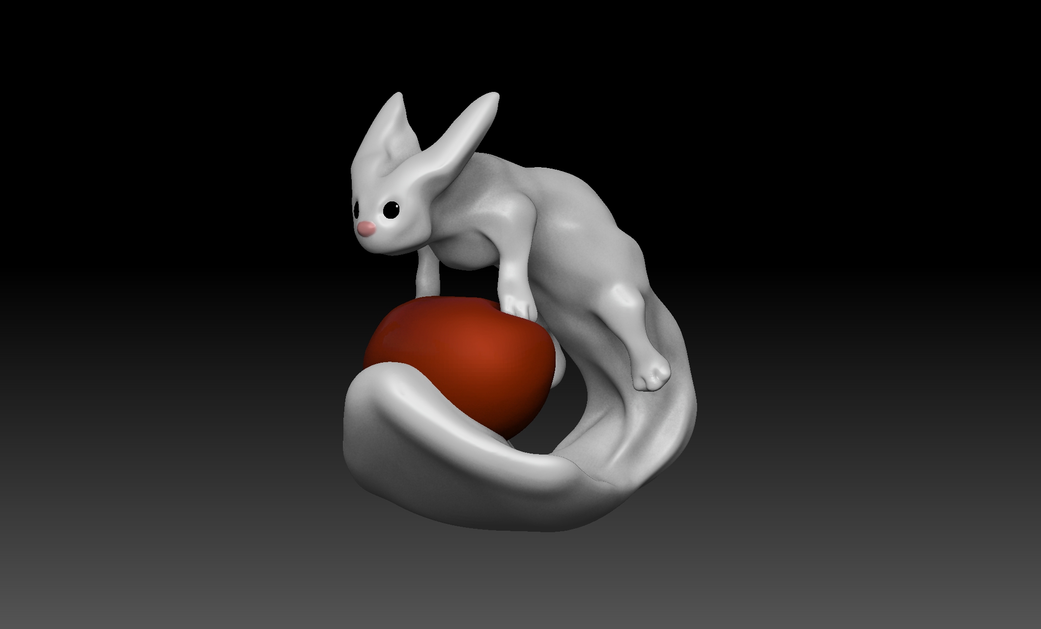 STL file Playful spirit with balloon 🎈 (OBJ)・3D printer model to ...