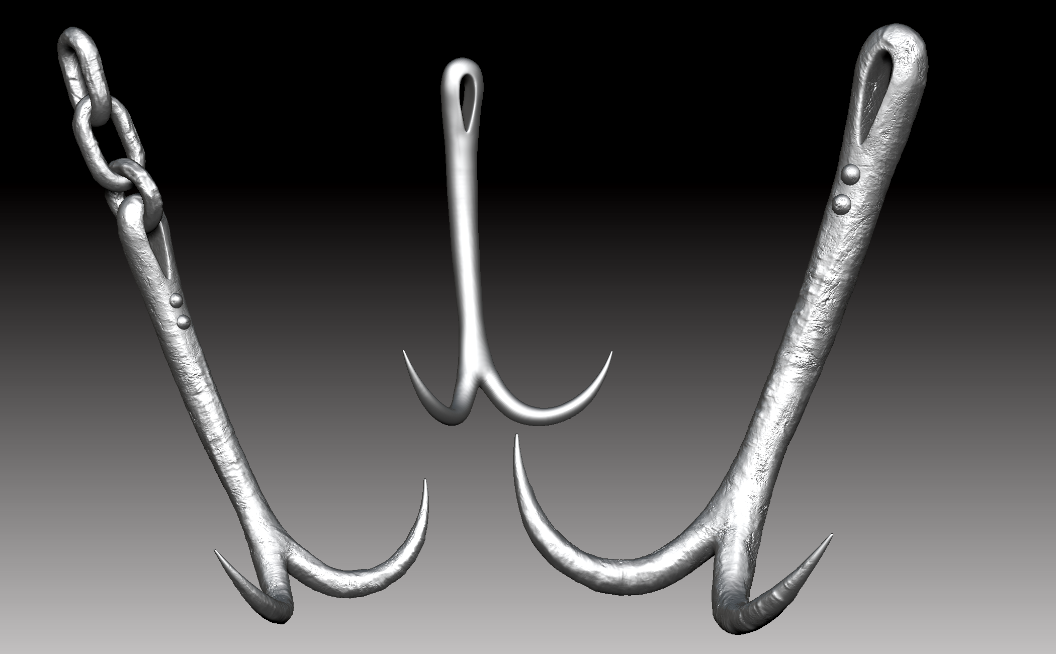 🪝 Wicked Meathook 12 x pack・ 3D File for ・Cults