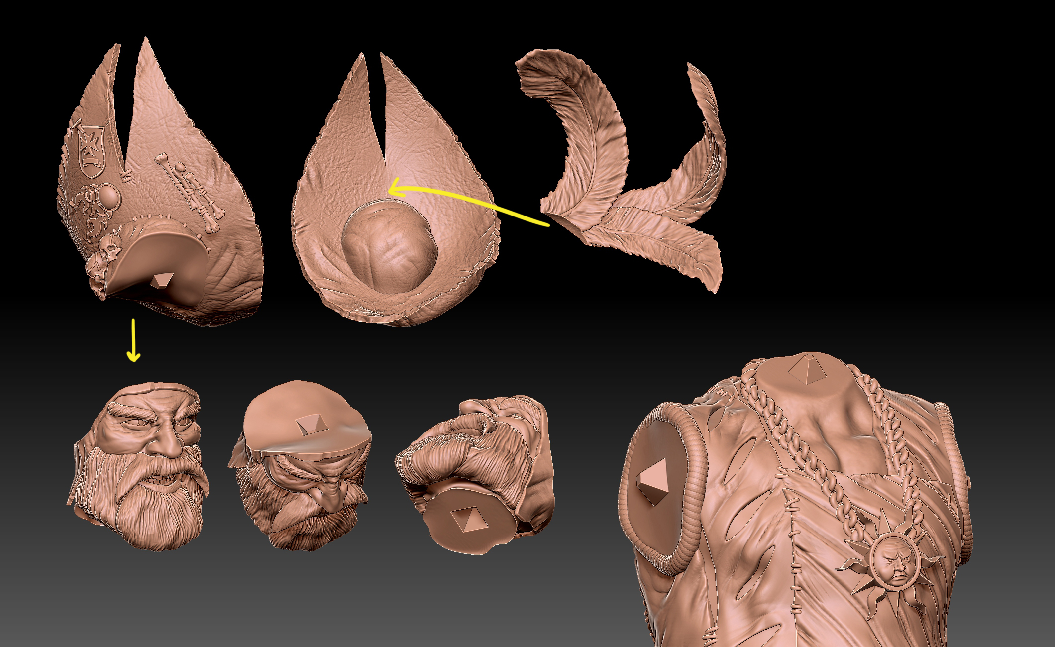 STL file Landsknecht Doppelsoldner Giant 🔫 ・3D printing idea to ...