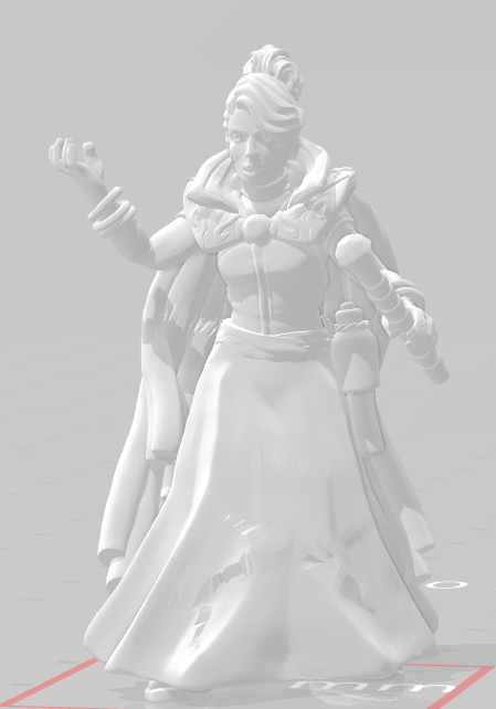 ♀️ Female Human Mage・Free 3D File for ・Cults
