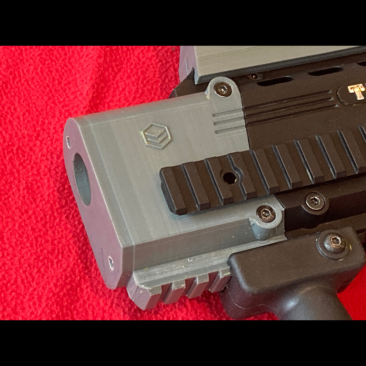 👽 TIPPMANN TCR SciFi Mod, Shroud, Riser, Surpressor, Red Dot Cover ...