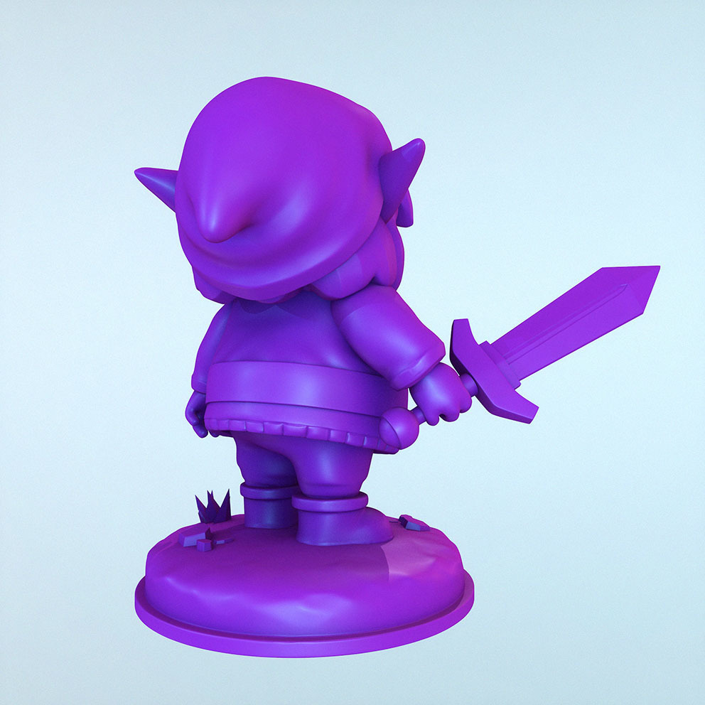 👨 ZELDA "Fat Link's awakening"・Free STL File for ・Cults