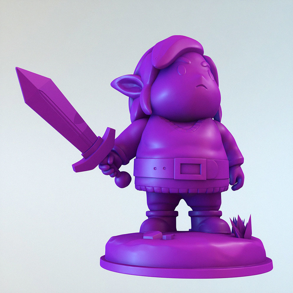 👨 ZELDA "Fat Link's awakening"・Free STL File for ・Cults