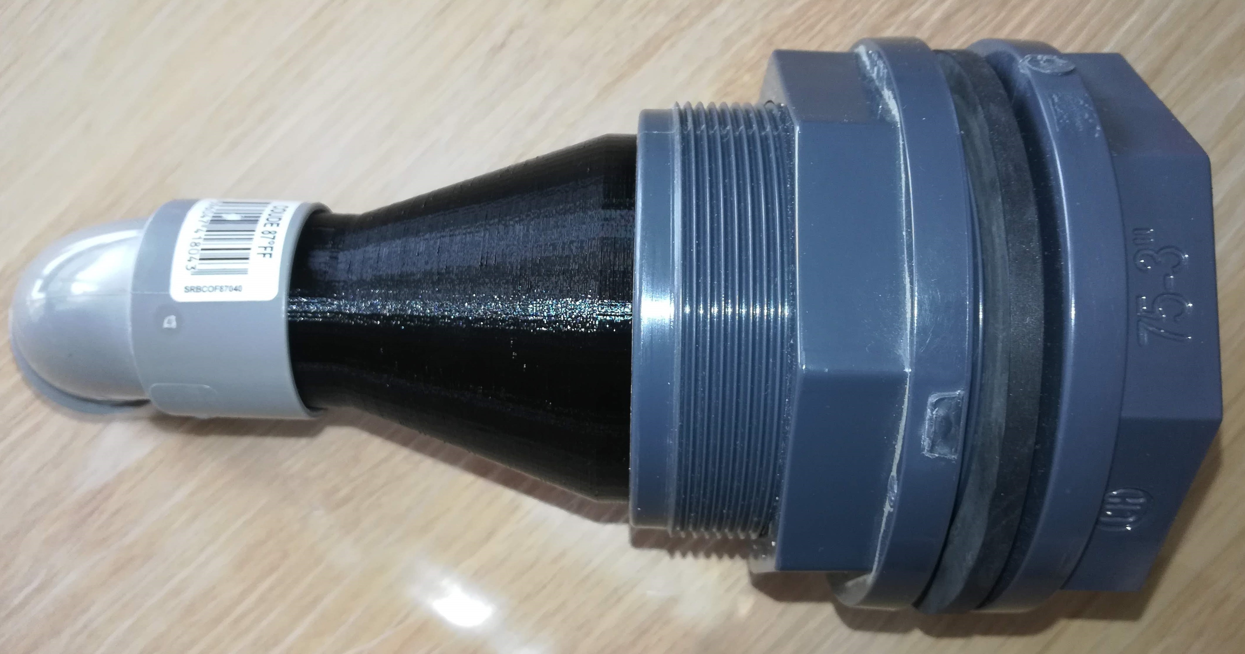 Free STL file Reducer adapter diameter 75 mm to 40 mm 🔫 ・3D printing ...