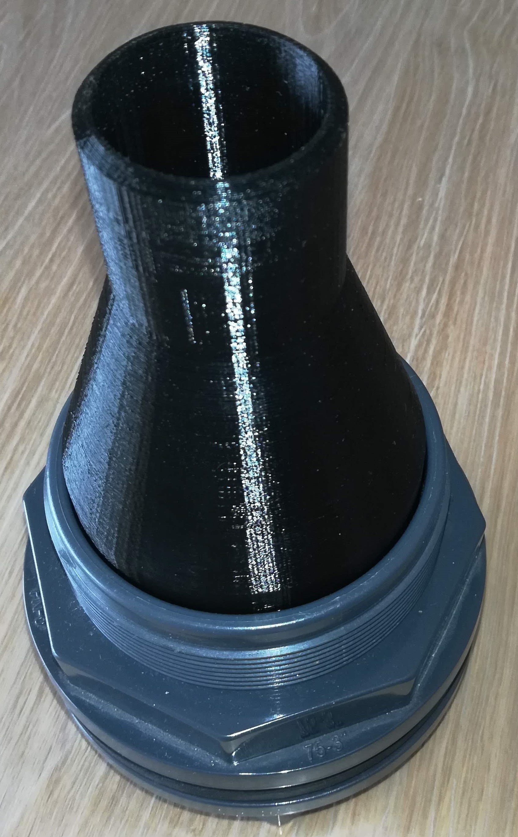 Free STL file Reducer adapter diameter 75 mm to 40 mm 🔫 ・3D printing ...