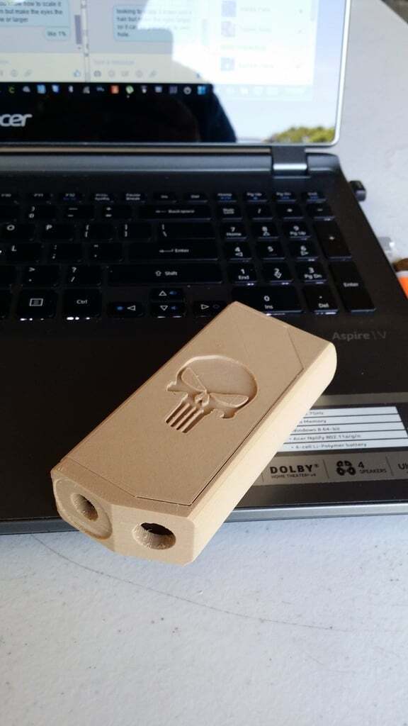 3D printing Unregulated Dual 18650 Box Mod (Vape)・Cults