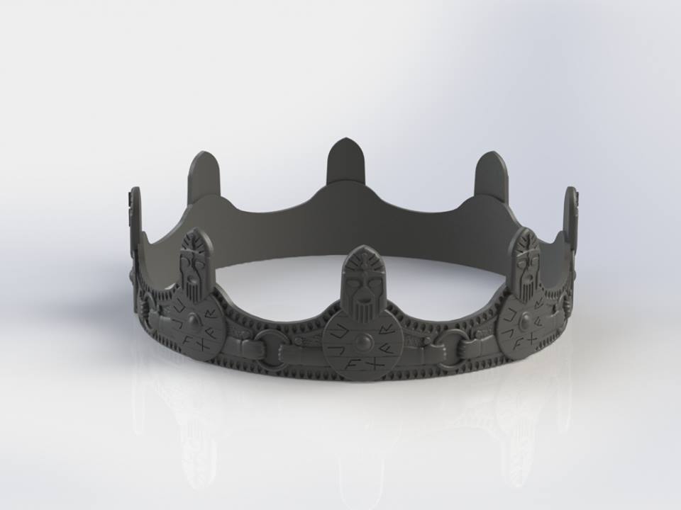 3D file Skyrim Ulfgar's Norse Circlet Viking Crown. 👑 ・3D printable ...