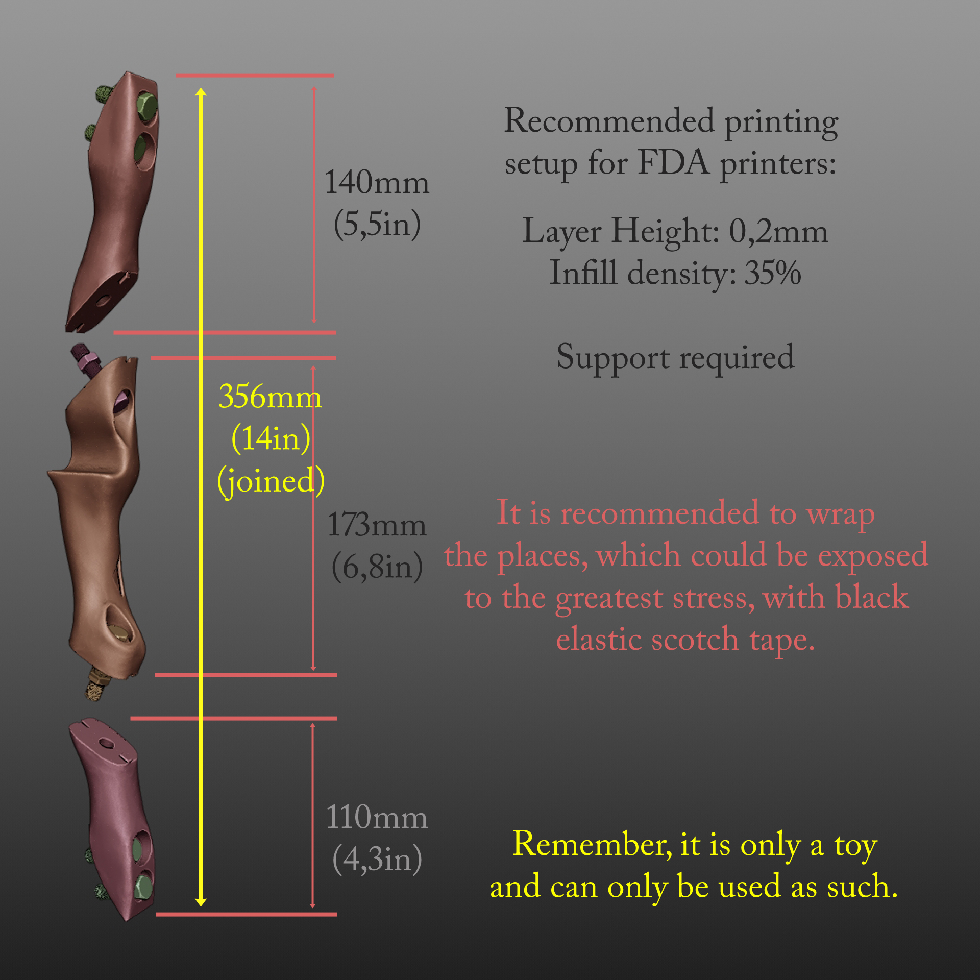 STL file Bow riser 🏹 ・3D printer design to download・Cults