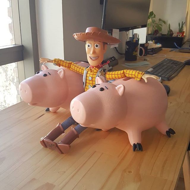 🐖 Hamm Pig Toy Story_Pig・Arquivo STL para Impressão 3D・Cults