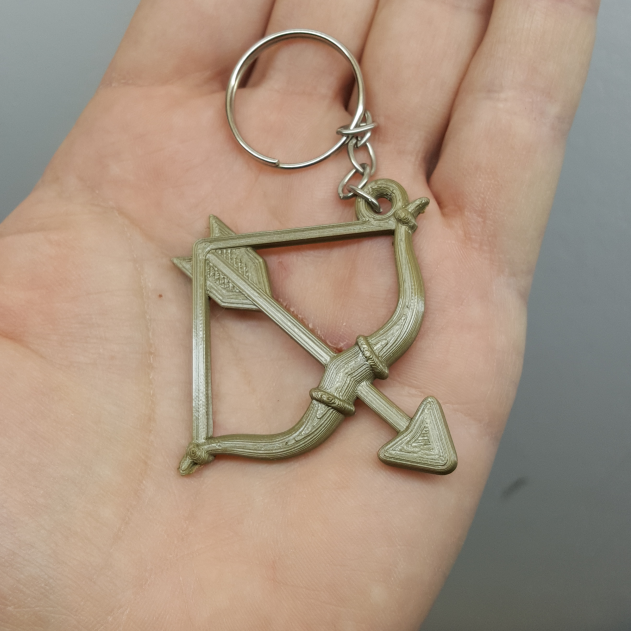 STL file Bow and arrow keychain 🏹 ・3D printing design to download・Cults