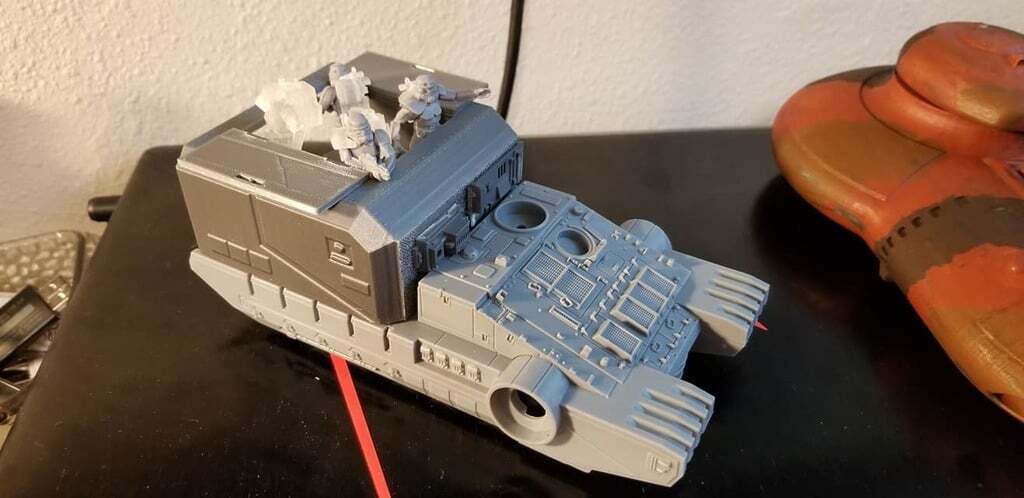 3D printed SW Legion Aggressor Tank Add on・Cults