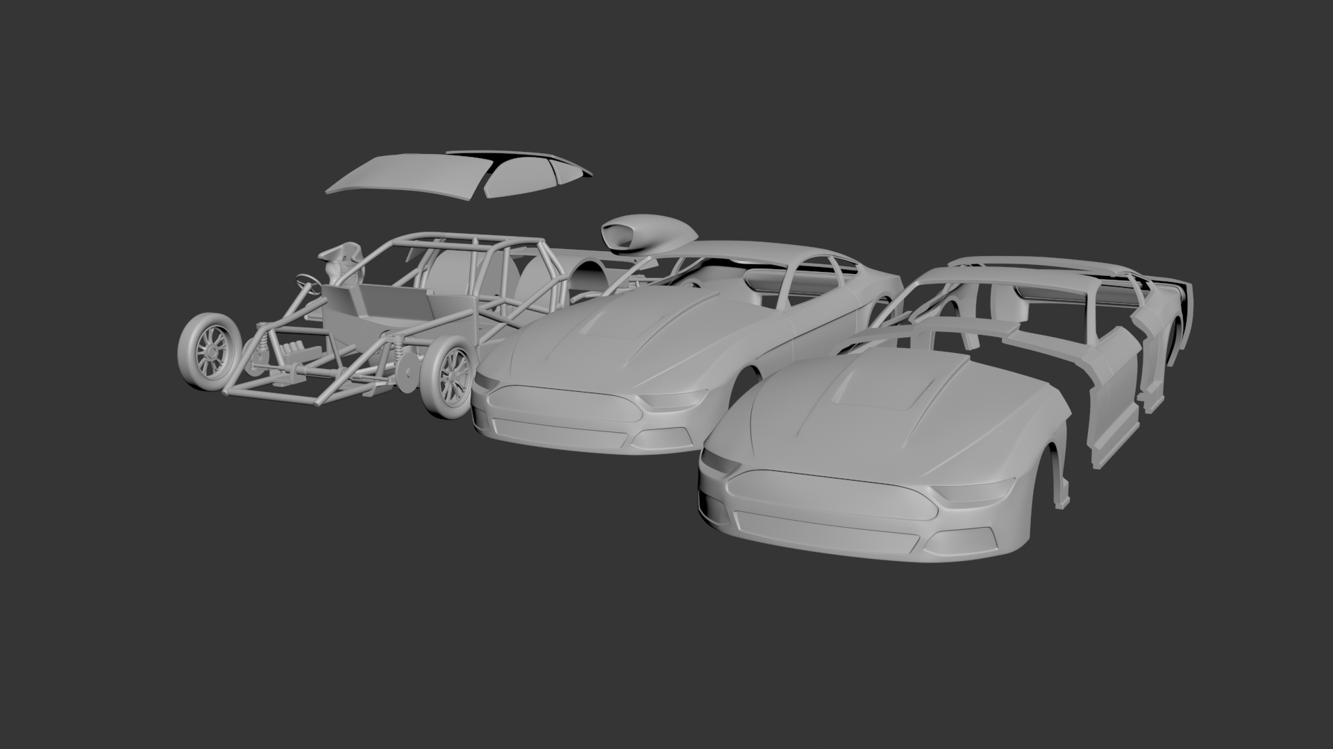 🏎️ 2019 PRO MOD RACE CAR・ 3D File for 3D printing・Cults