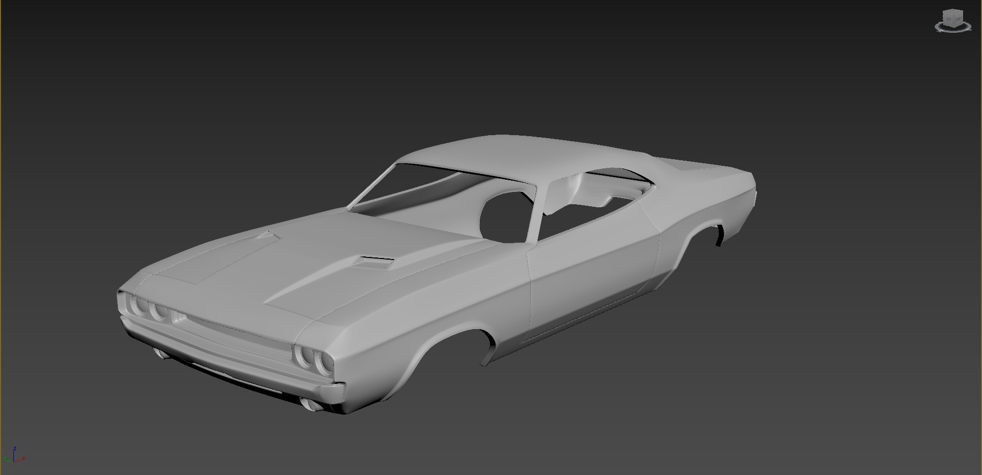 🚗 Dodge Challenger 1970 Body for print・ 3D File for ・Cults
