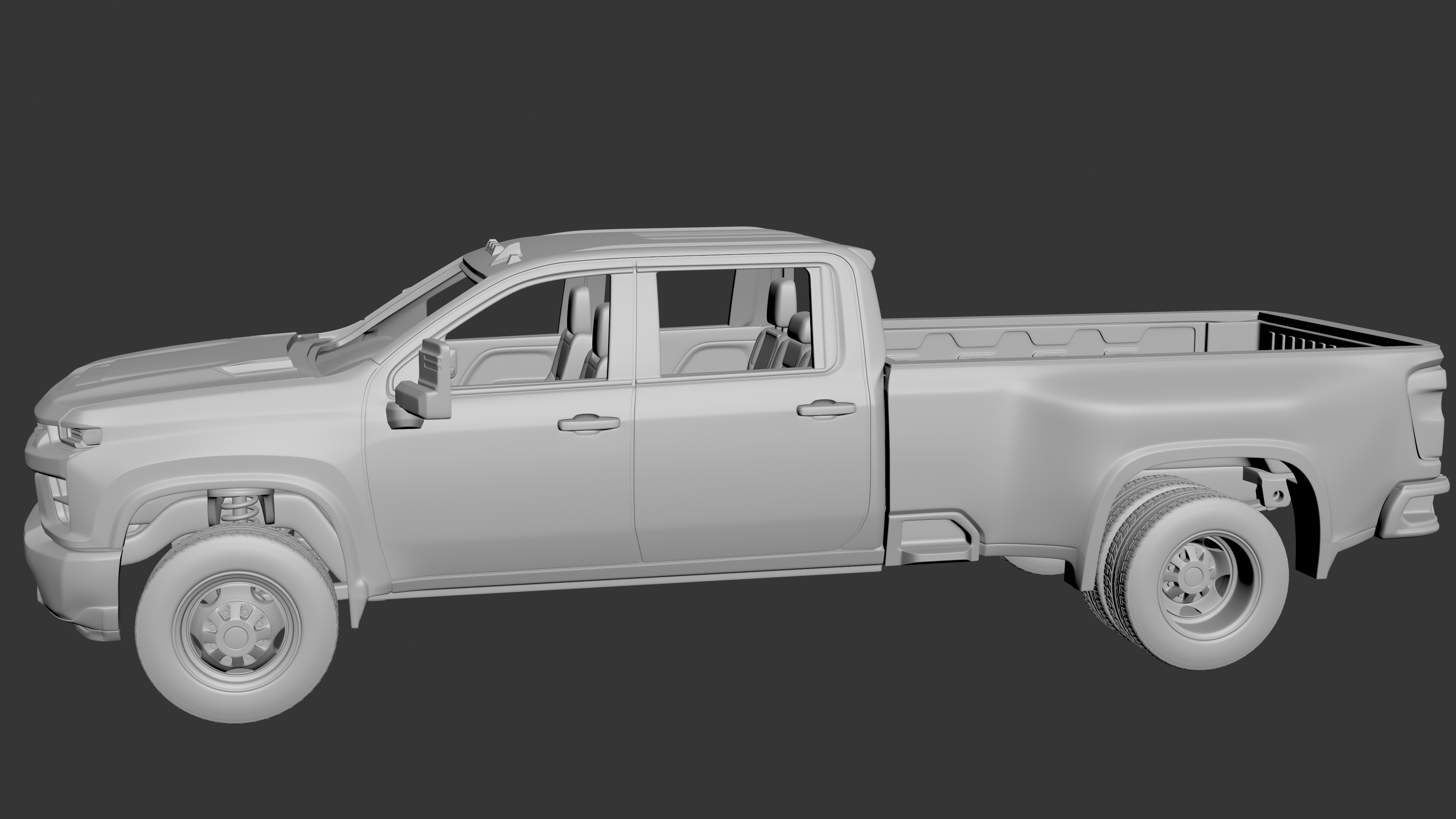 🚙 Chevrolet Silverado Dually 3500 2022・ 3D File for ・Cults