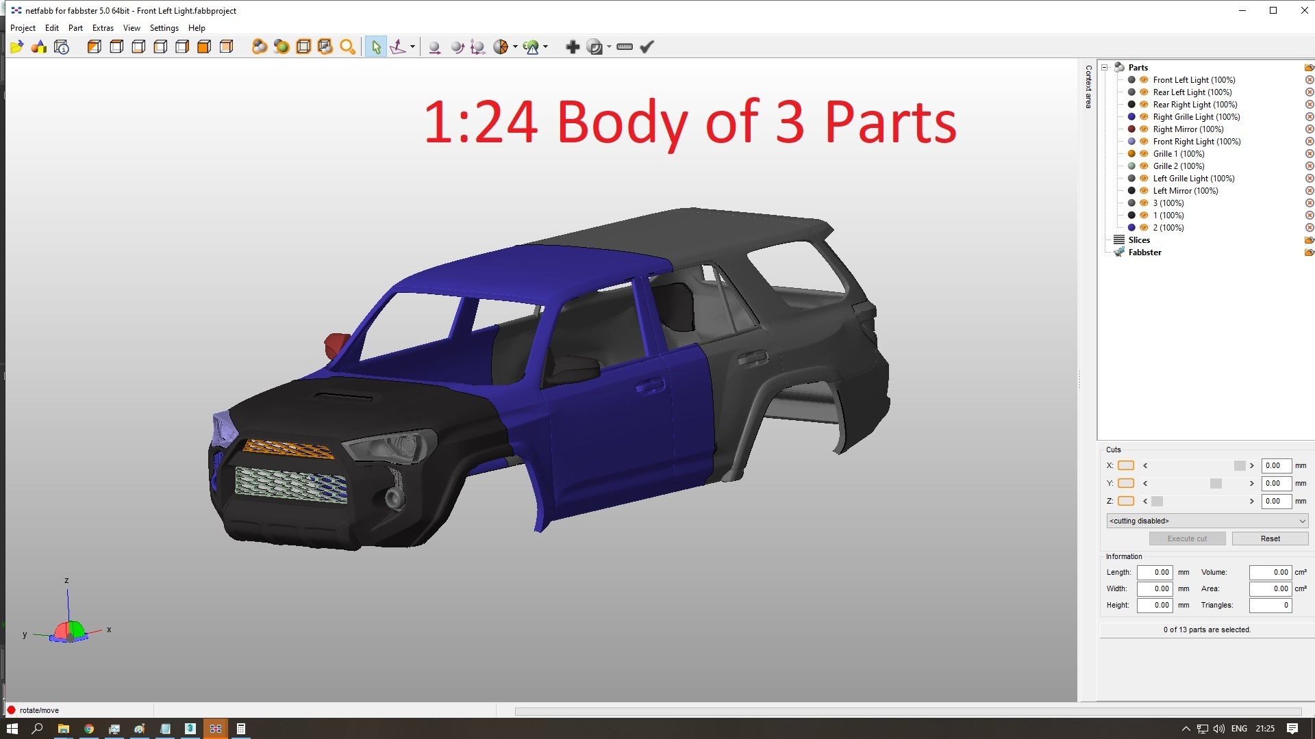 🚗 Toyota 4Runner 5 Gen・ 3D File for ・Cults