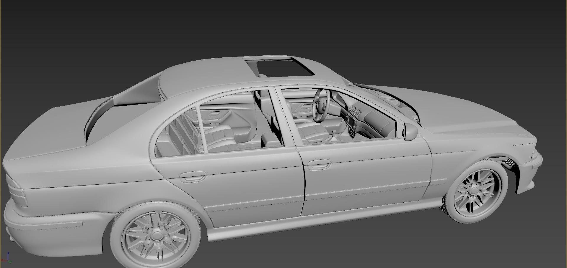 🚗 M5 E39 1:24・ 3D File for 3D printing・Cults