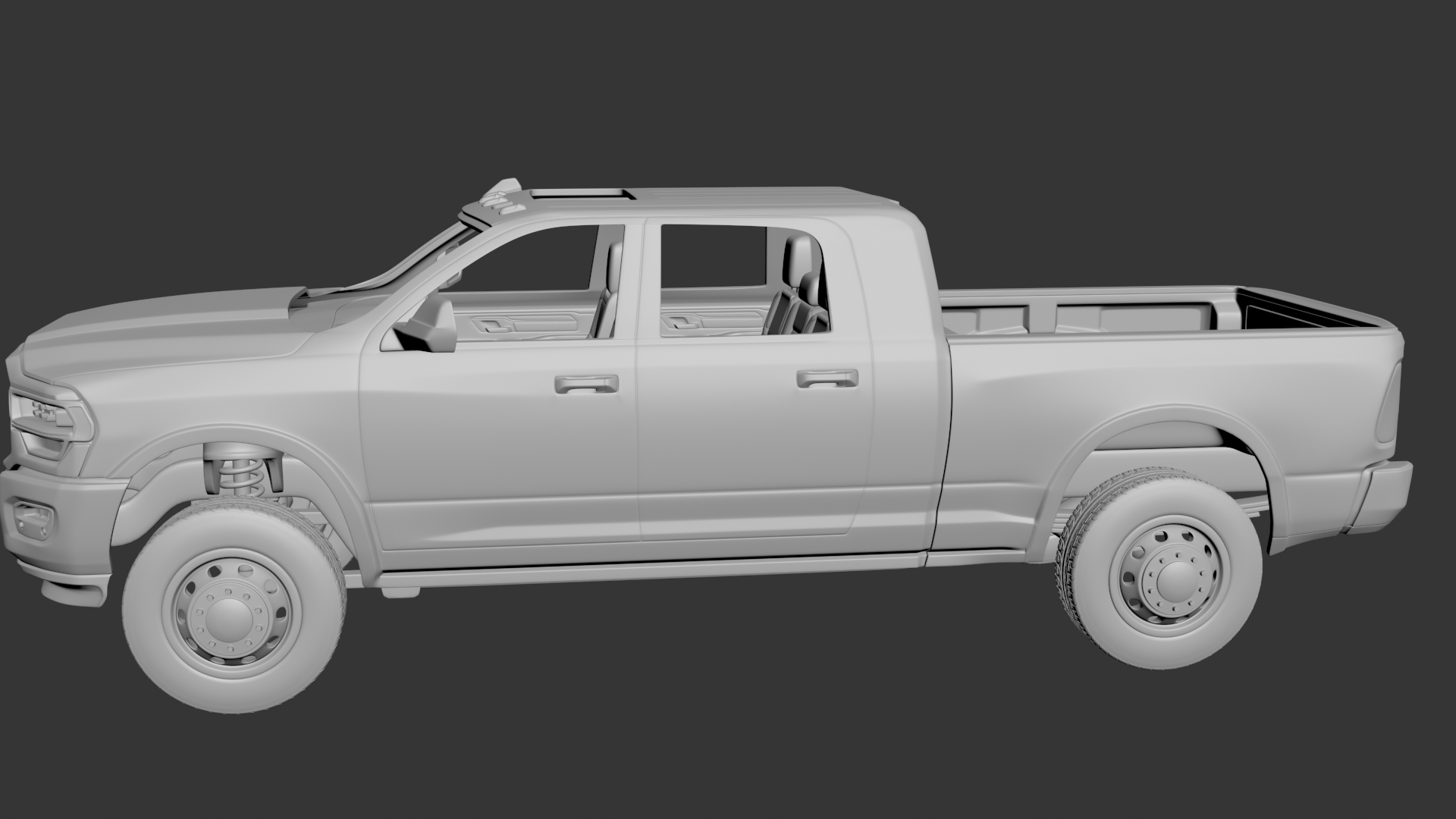 🐏 Dodge Ram 3500 Mega Cab・ 3D File for ・Cults