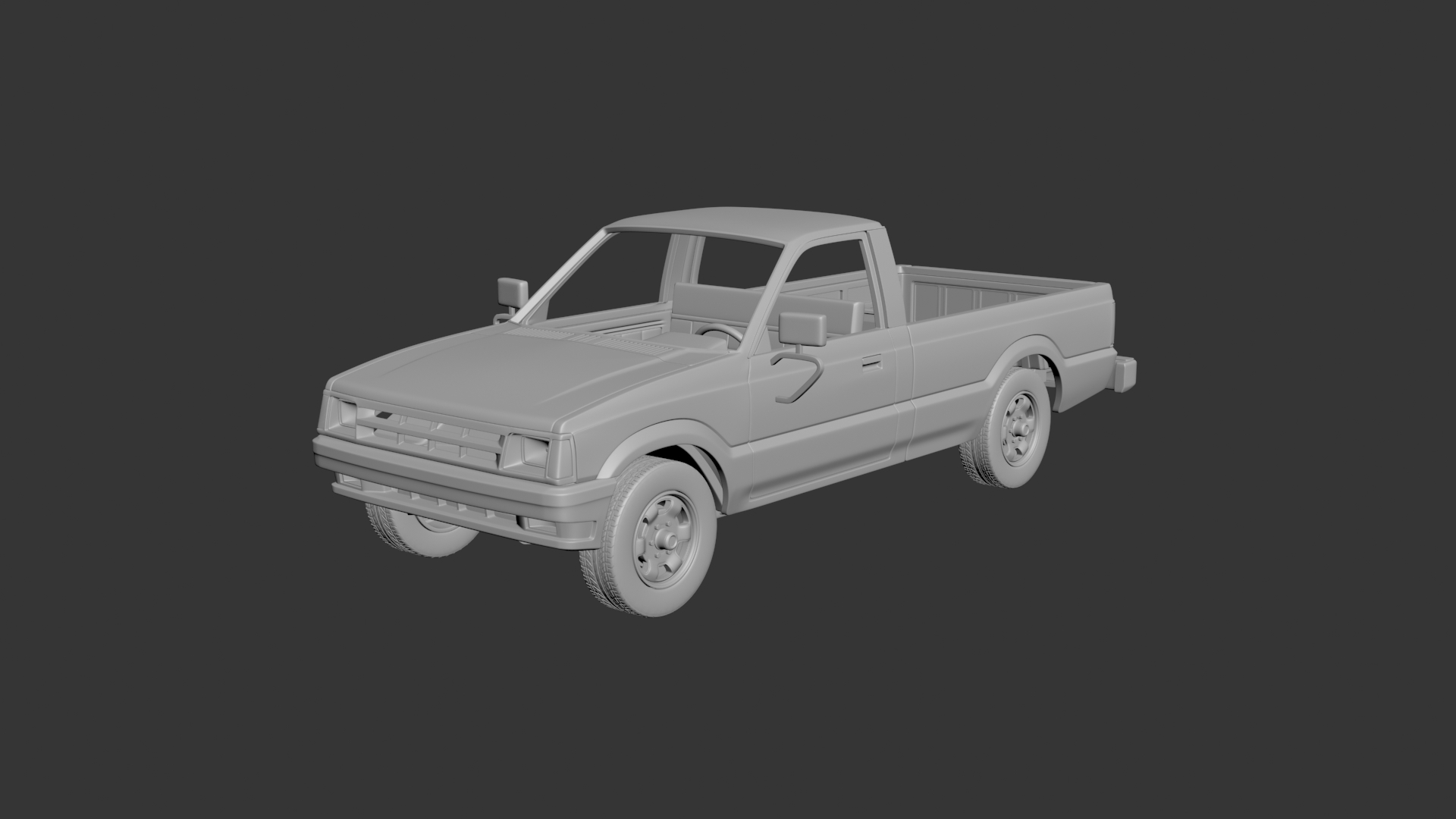 🚗 MAZDA B2000 1986・ 3D File for ・Cults