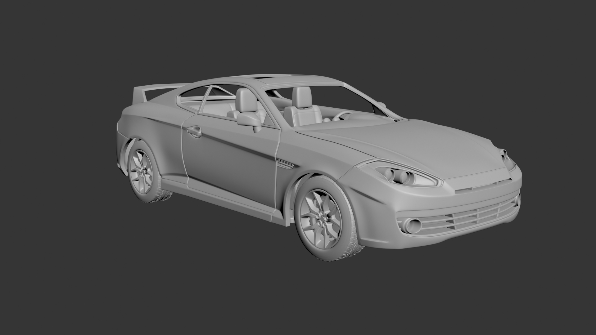 🚗 Hyundai Tiburon 2008・ 3D File for ・Cults