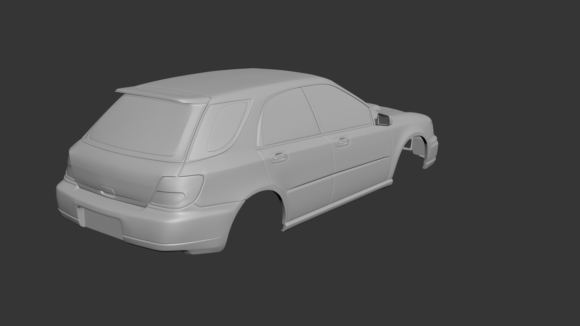 🚗 Subaru Impreza Wagon 2000 wrx sti・ 3D File for ・Cults