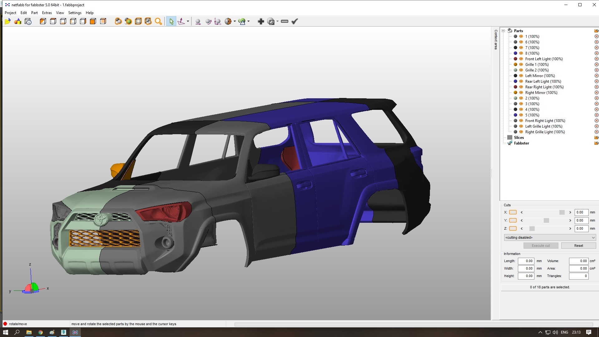 🚗 Toyota 4Runner 5 Gen・ 3D File for ・Cults