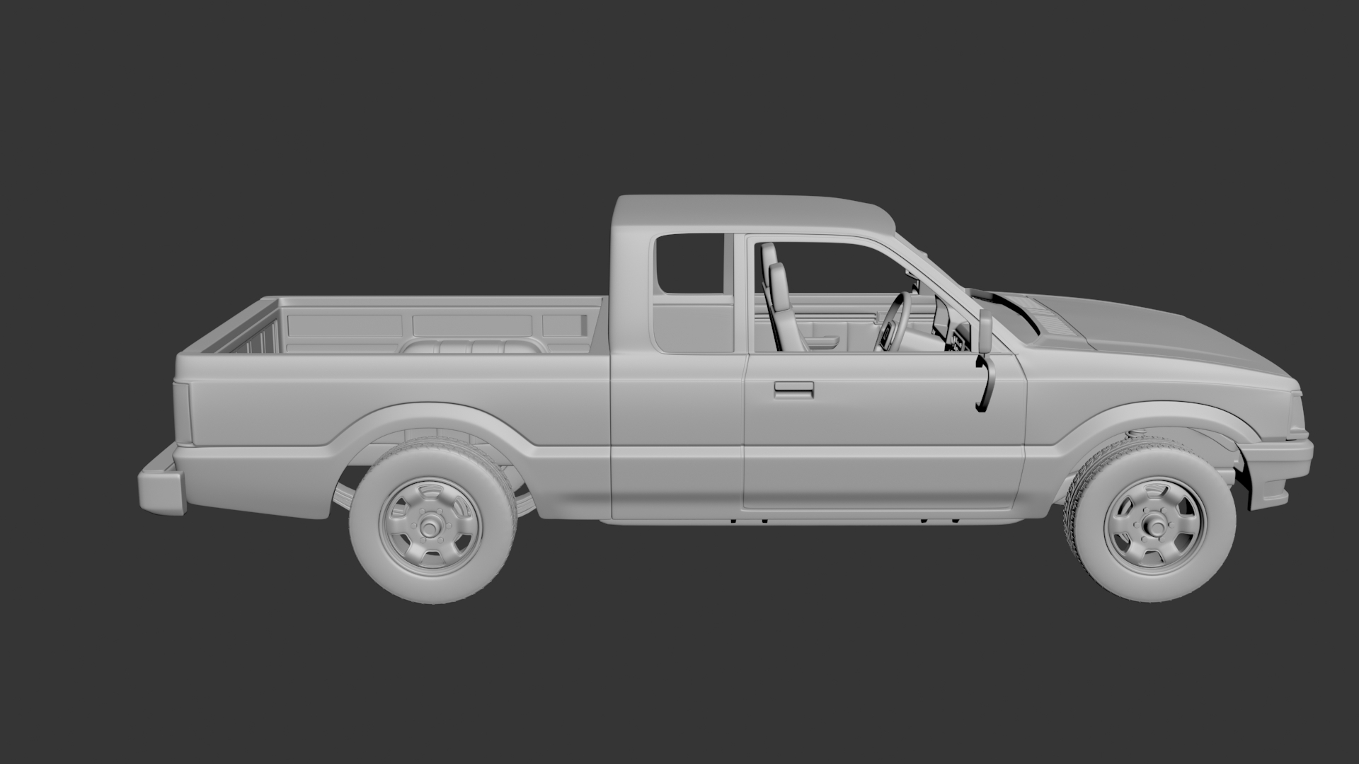 🚗 MAZDA B2000 Extended Cab 1986・ 3D File for ・Cults