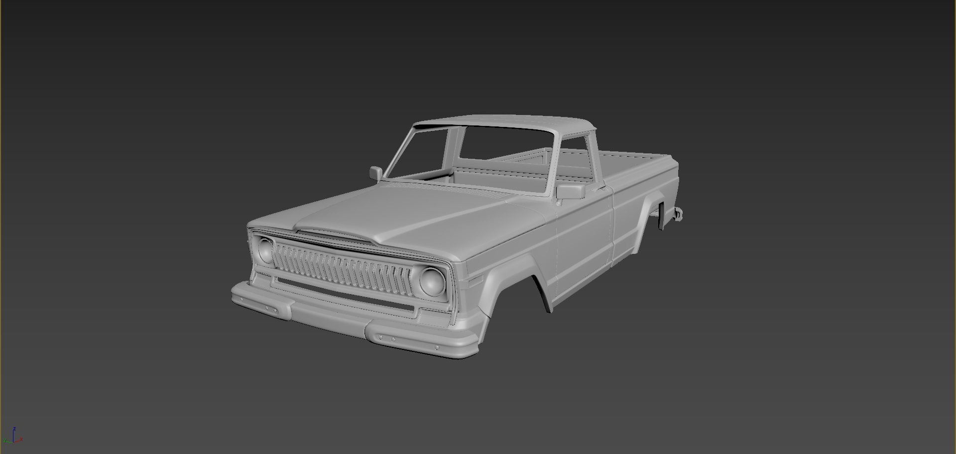 🚗 Jeep J10 1977 Body For Print・ 3D File for ・Cults