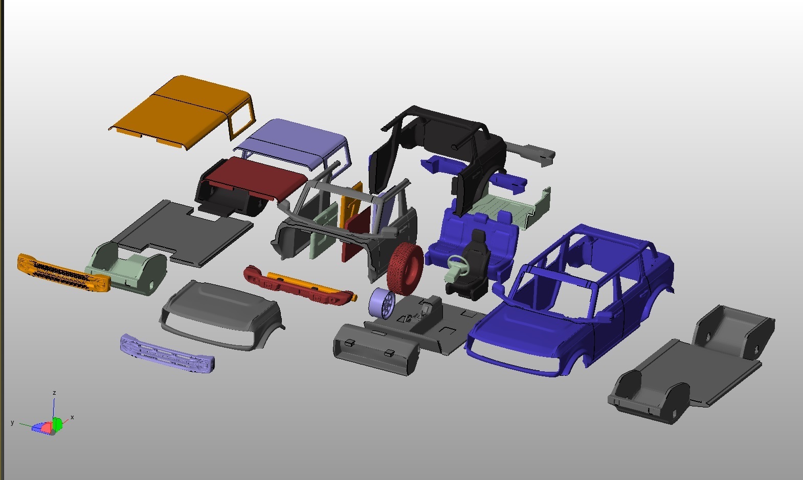 🚗 Suv 2021・ 3D File for 3D printing・Cults