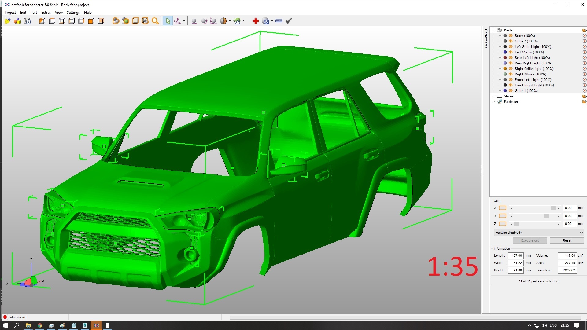 🚗 Toyota 4Runner 5 Gen・ 3D File for ・Cults