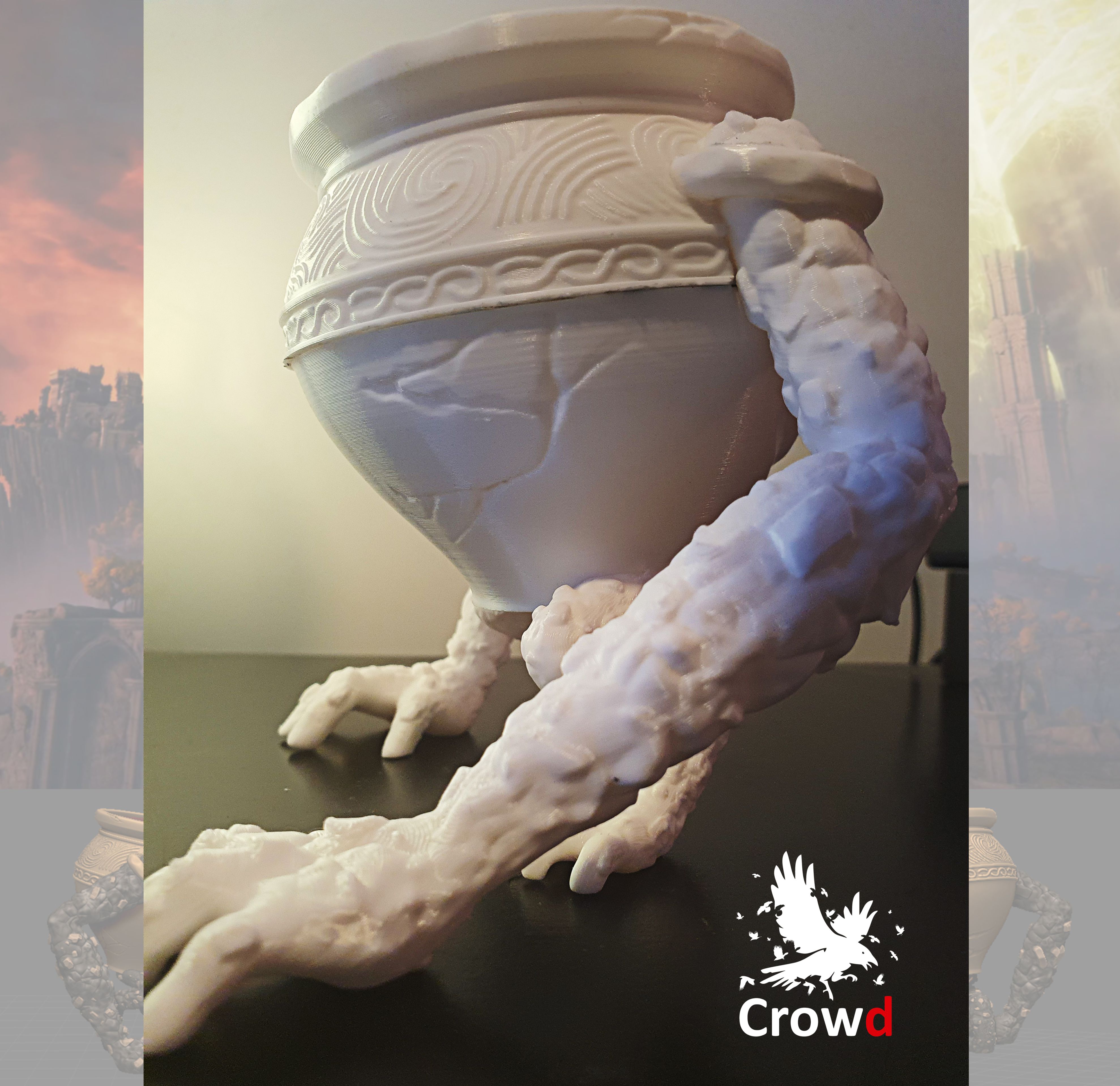 💍 ELDEN RING POT BOY A・ 3D File for ・Cults