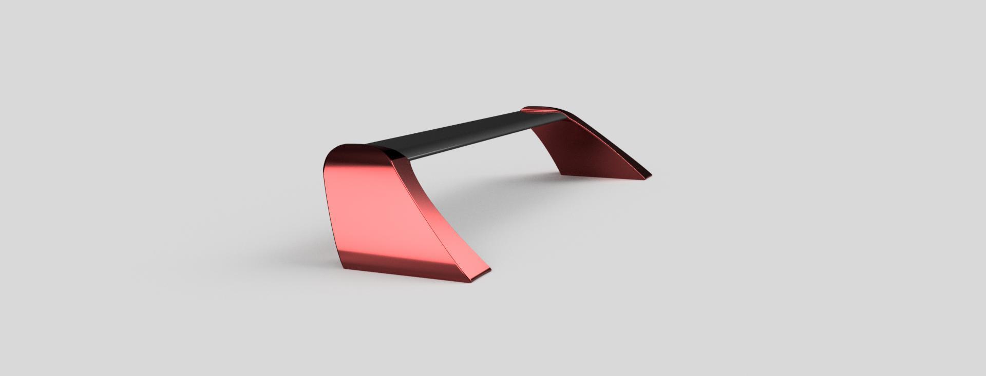 STL file Car spoiler for any sedan (real life size) 🚗 ・Template to ...