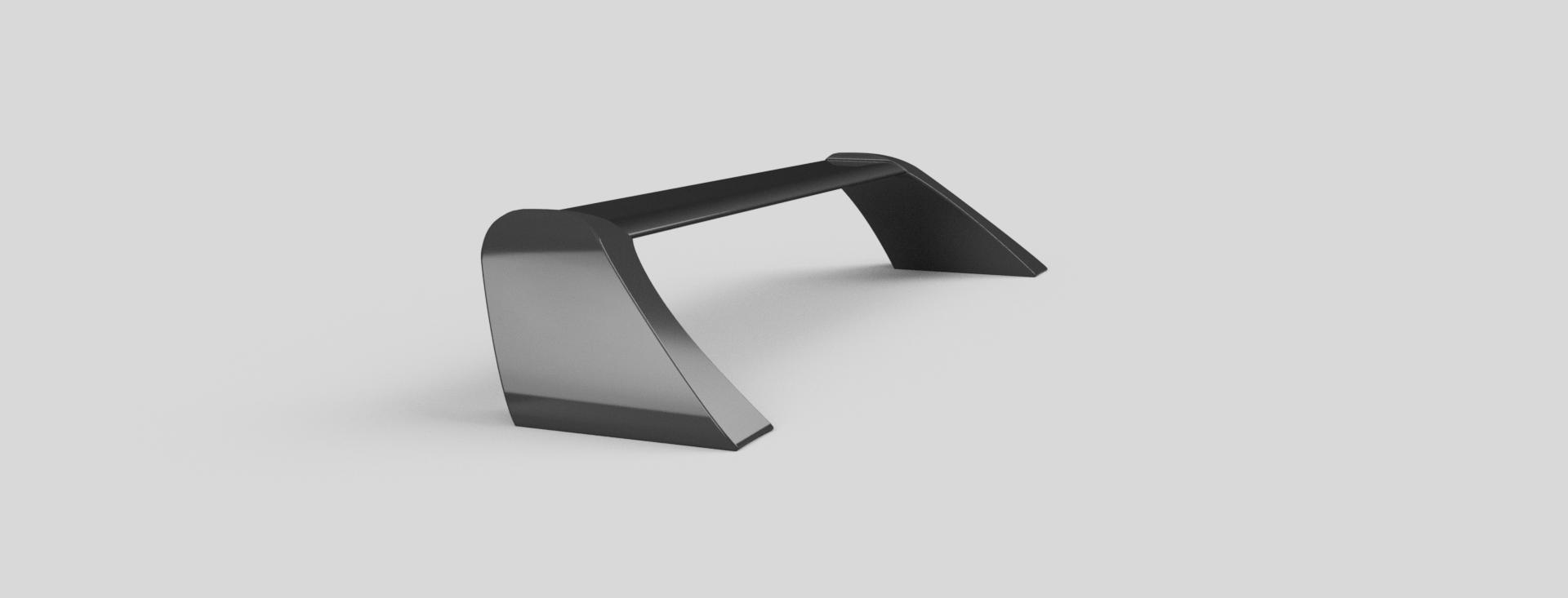 🚗 Car spoiler for any sedan (real life size)・ STL File for ・Cults