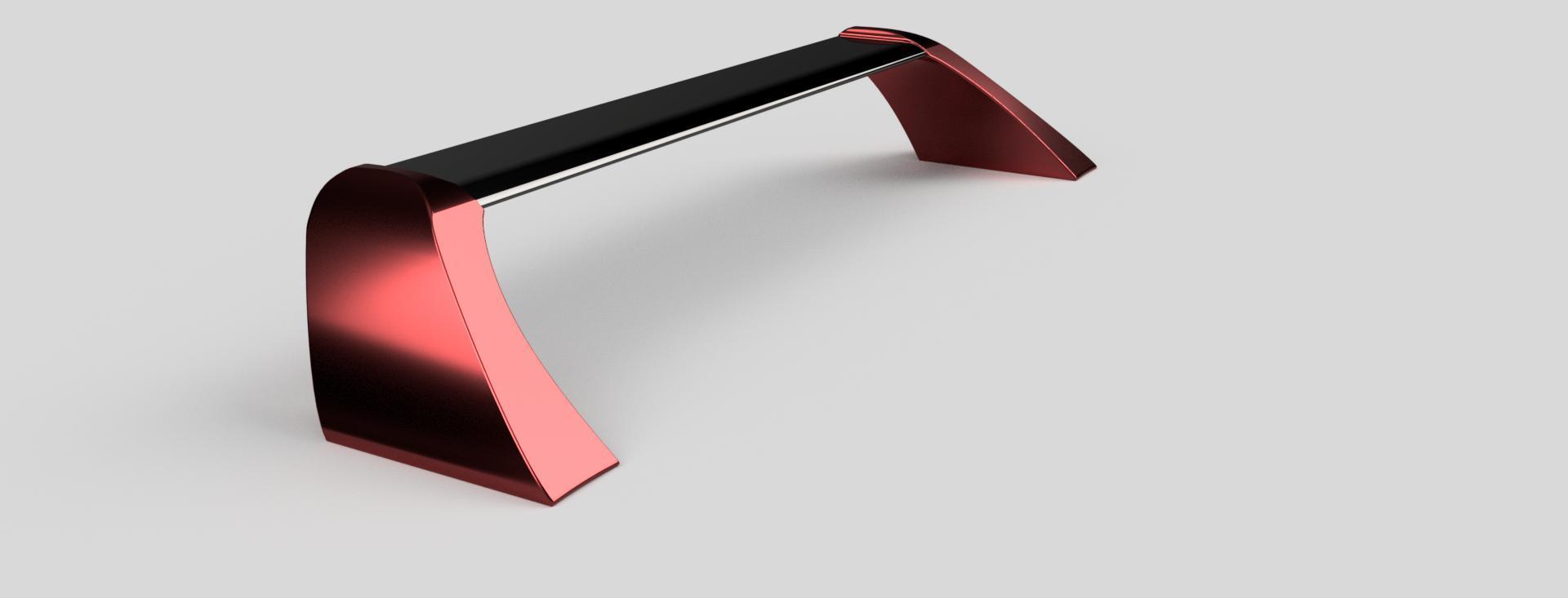 STL file Car spoiler for any sedan (real life size) 🚗 ・Template to ...