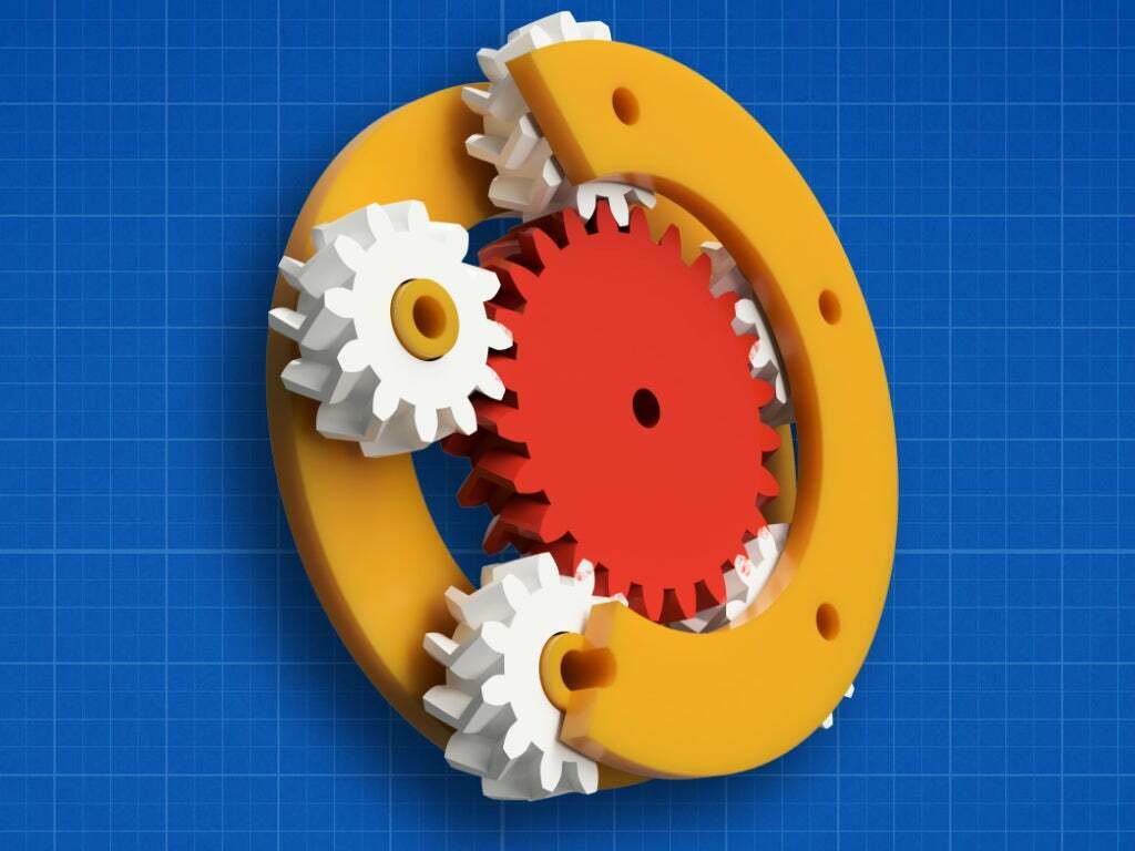 Fichier STL gratuit Roulements d'engrenages (engrenages planétaires) 🔧 ・Design pour impression ...