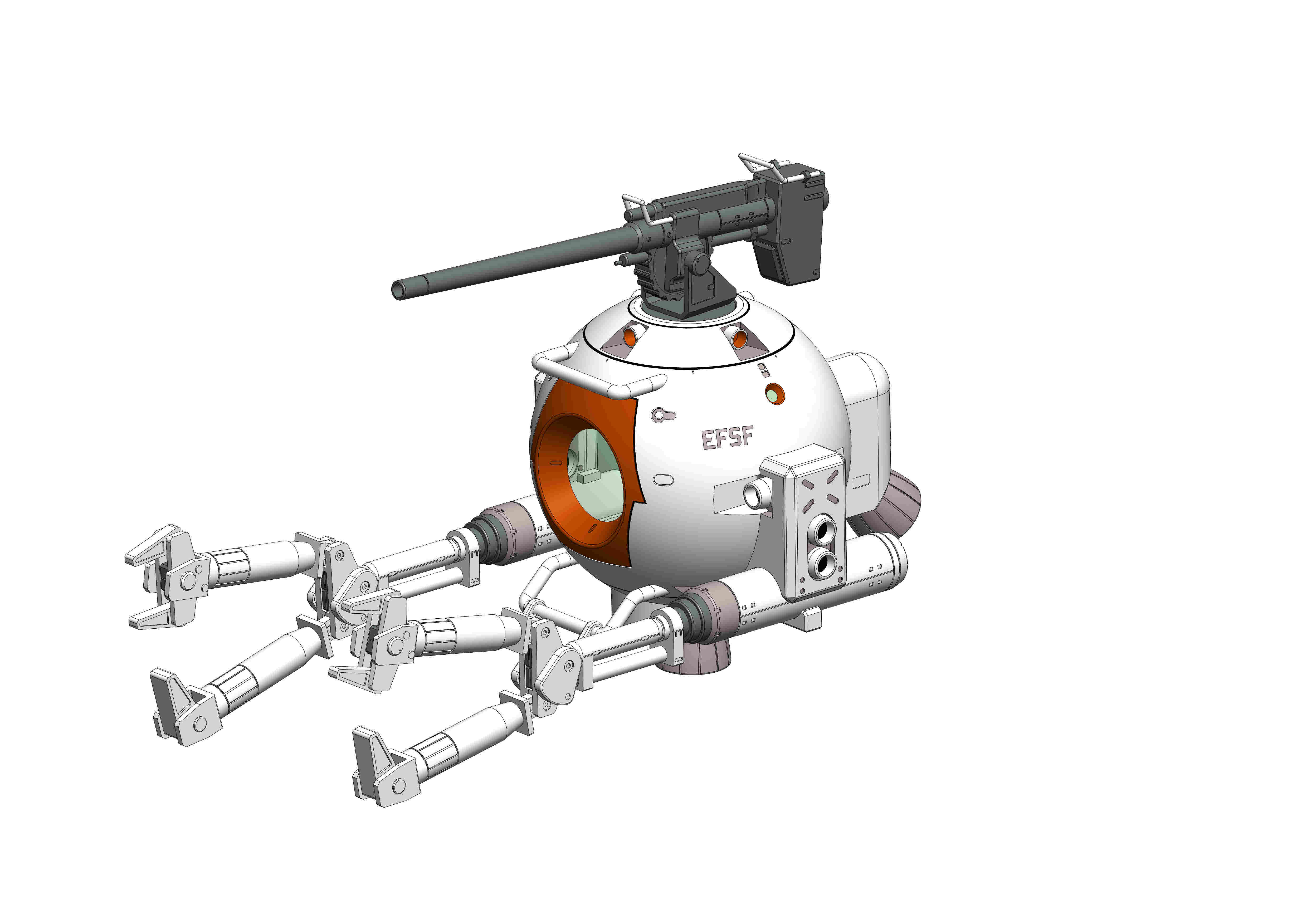STL file RB-79 BALL 🤖・3D print model to download・Cults