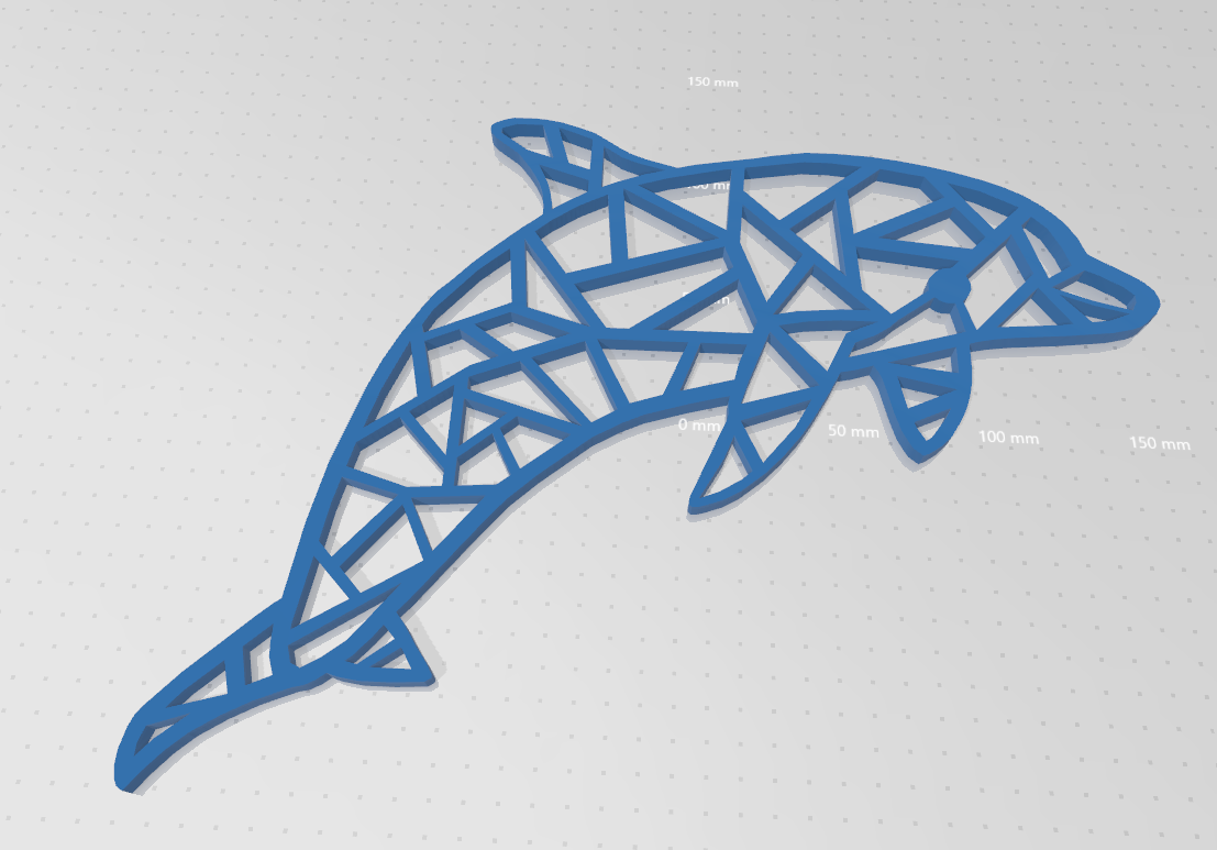 Archivo STL Delfín 2d 🐉 ・Plan de impresión en 3D para descargar・Cults