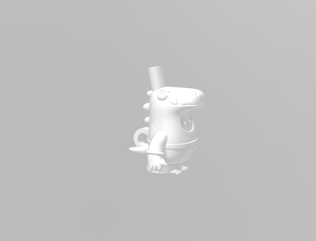 3D file HOOKAH/CACHIMBA/SHISHA Fall Guys T-Rex 🍂 ・3D printer model to ...