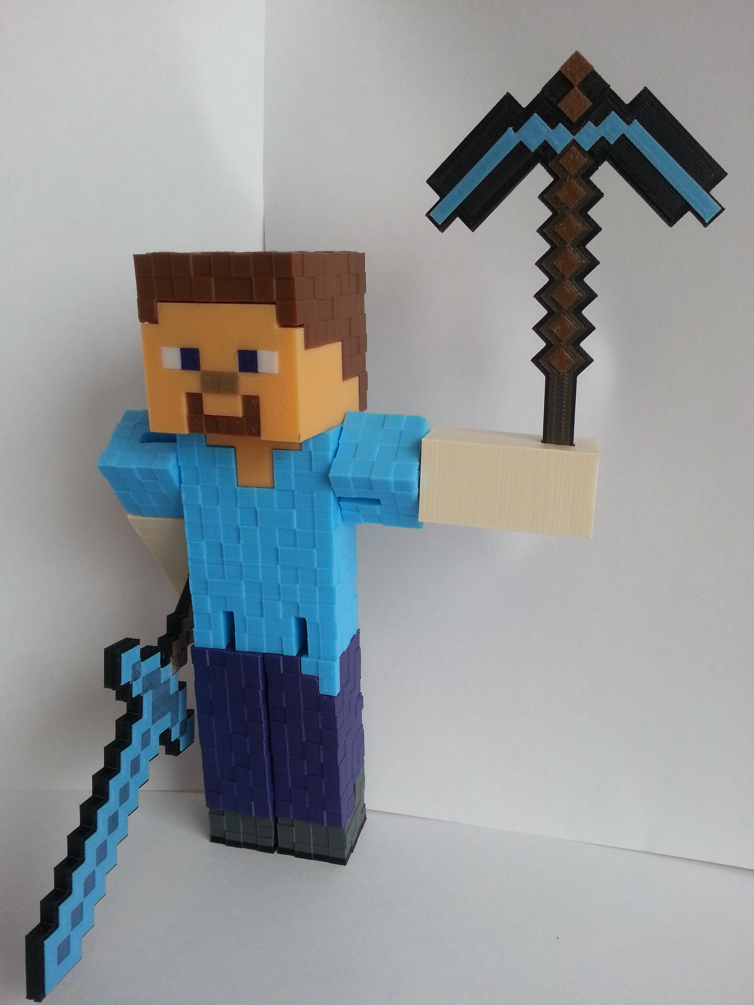 STL file Minecraft Steve 🦸 ・Model to download and 3D print・Cults