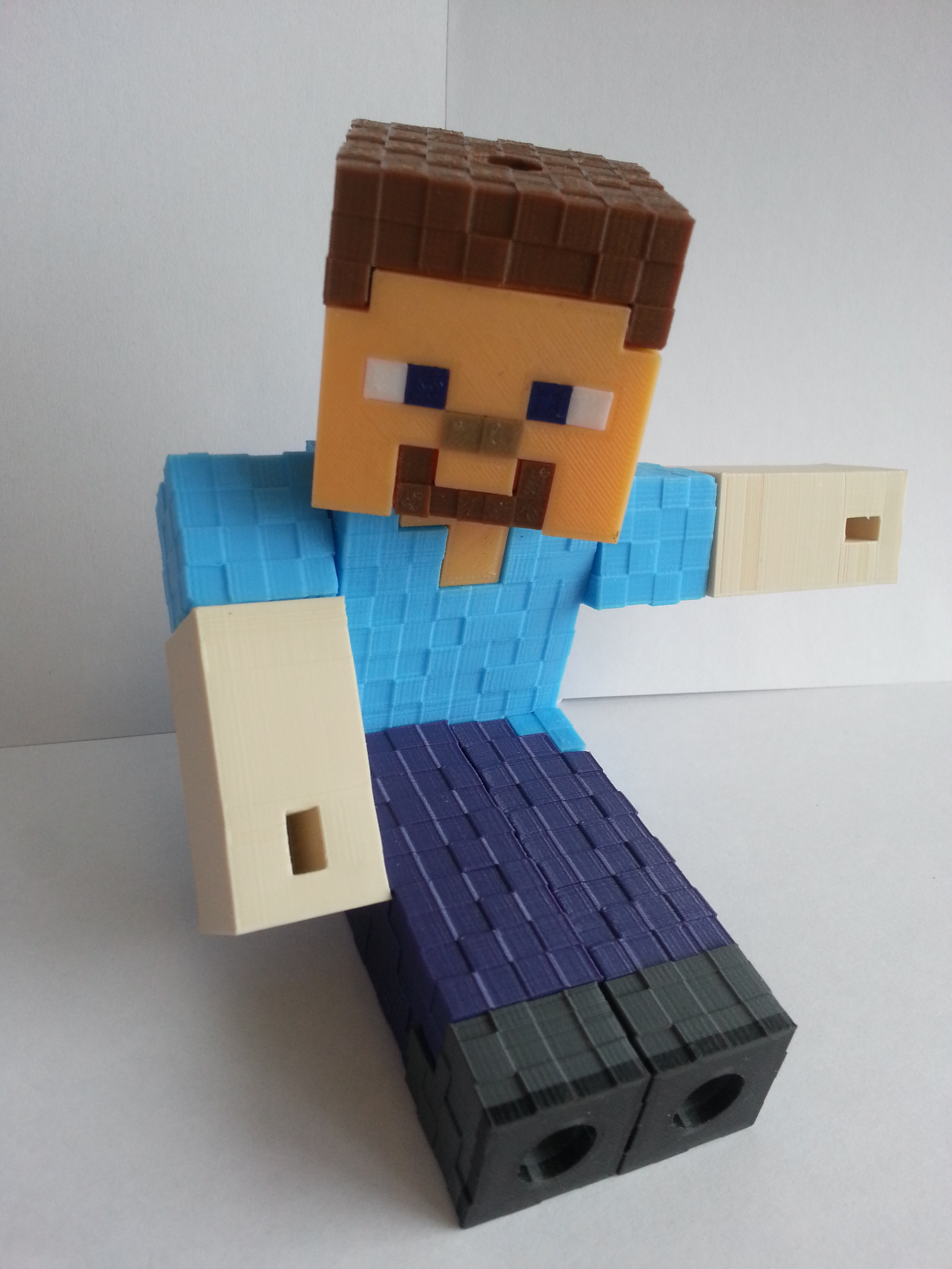 STL file Minecraft Steve 🦸 ・Model to download and 3D print・Cults