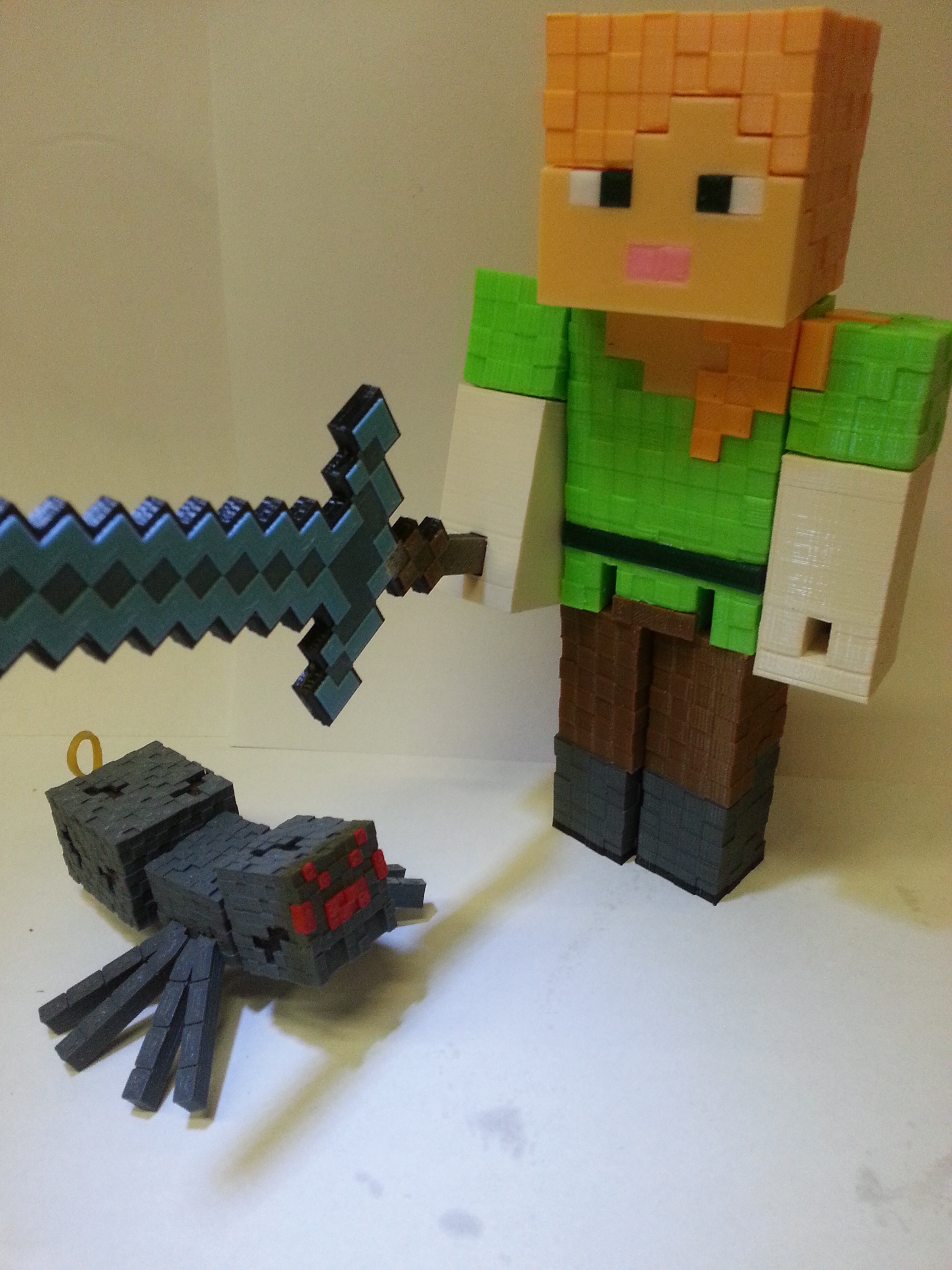STL file Minecraft small spider 🤏 ・3D printing idea to download・Cults