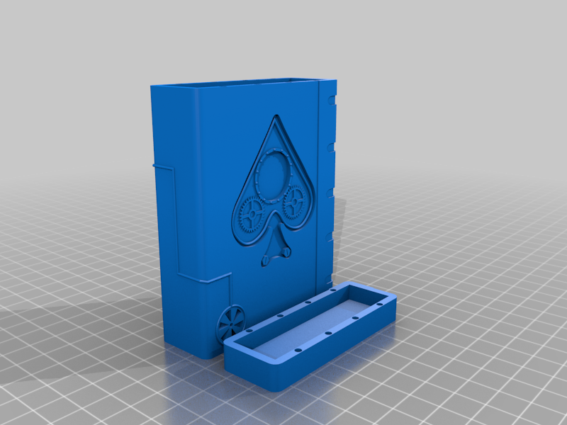 📦 Steampunk inspired Card Box・Free STL File for ・Cults