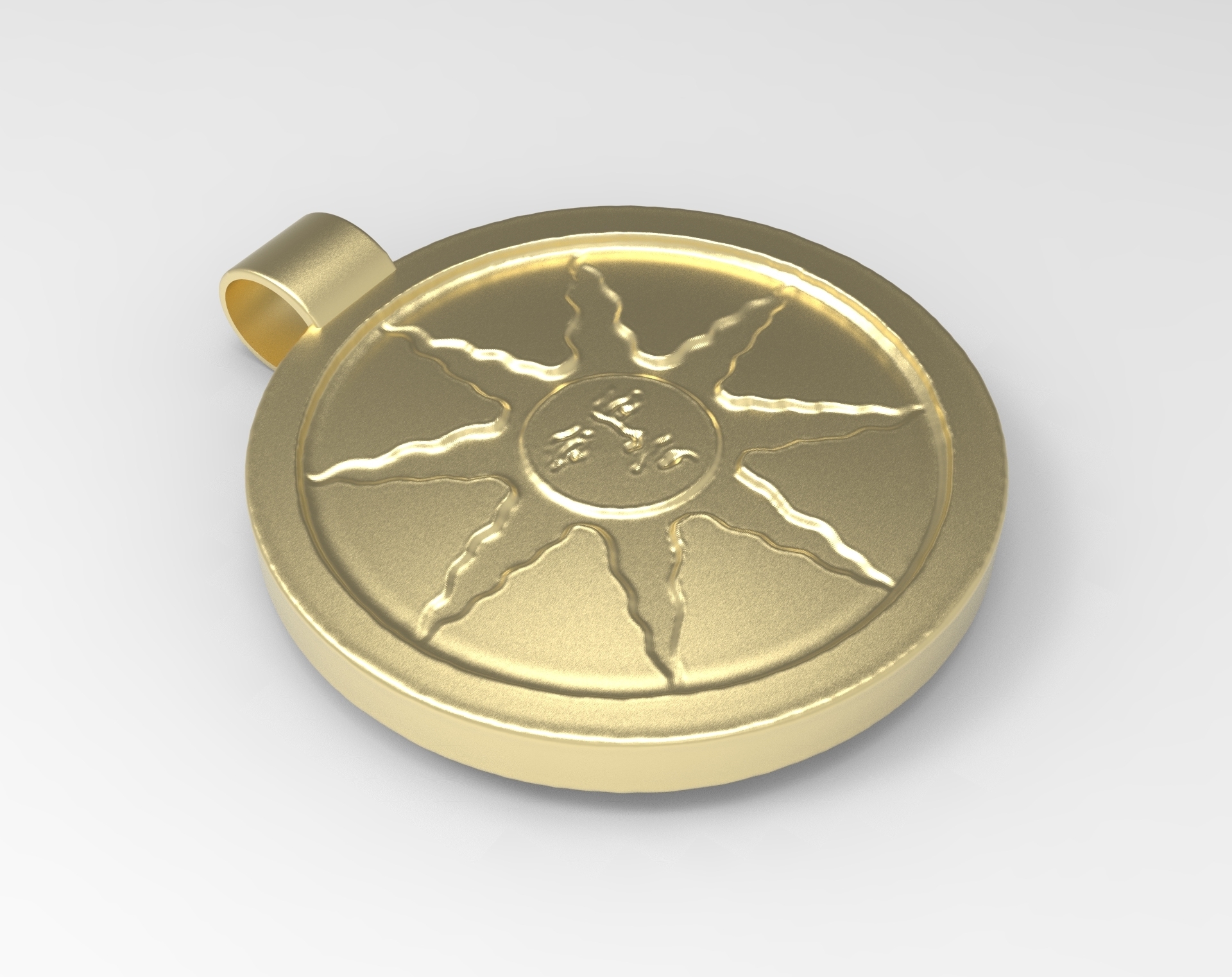 STL file Medallion of Sunlight 💍 ・3D print model to download・Cults