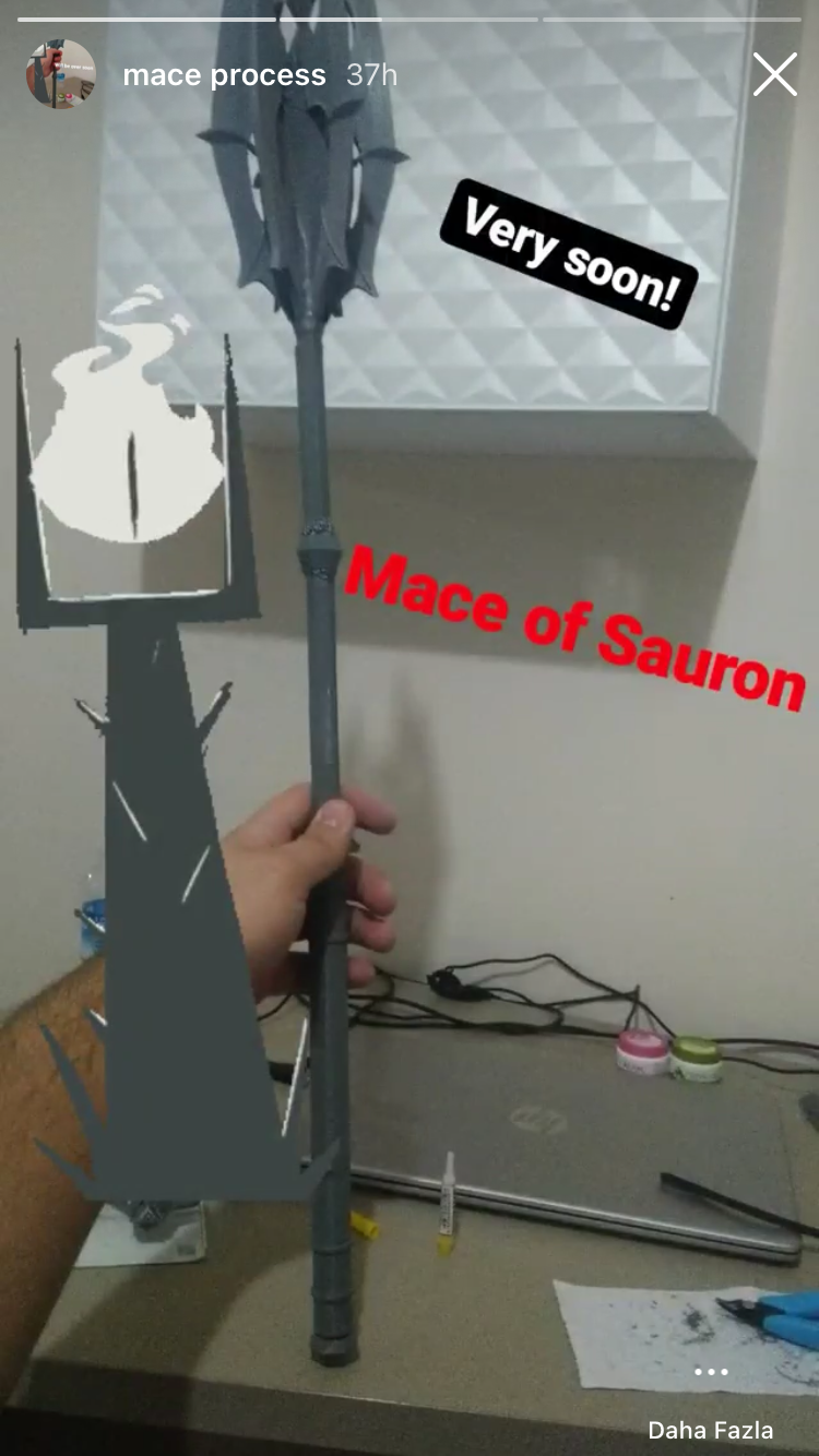 🧙‍♂️ Mace of Sauron・ 3D File for ・Cults