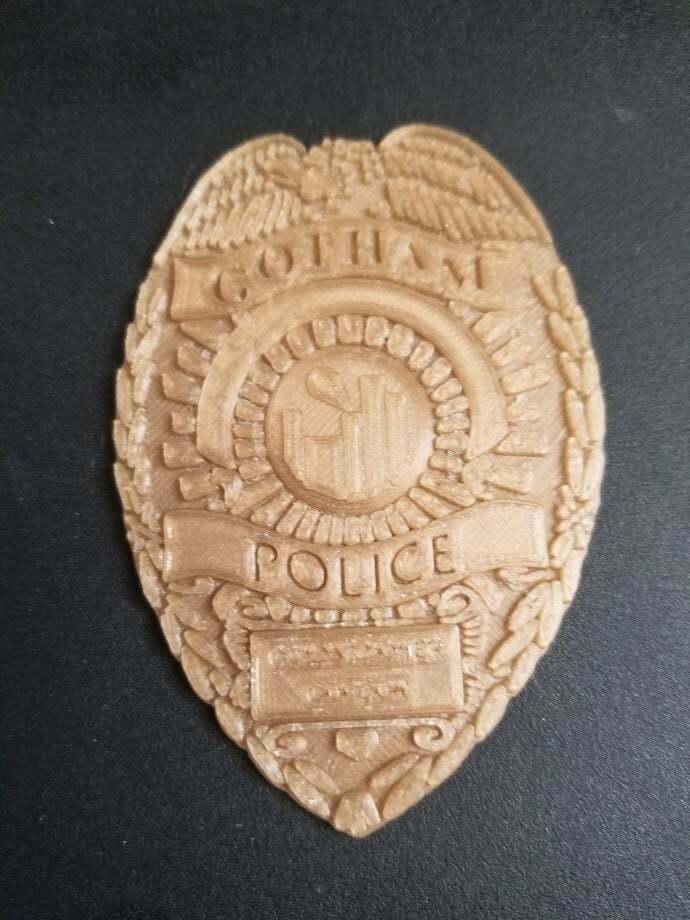 🚓 Gotham Police Badge・Free STL File for ・Cults